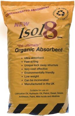 Oil Spill Granules, Isol8 Organic Absorbent, Workshop/Garage Clean Up 1.3Kg Bag | eBay UK