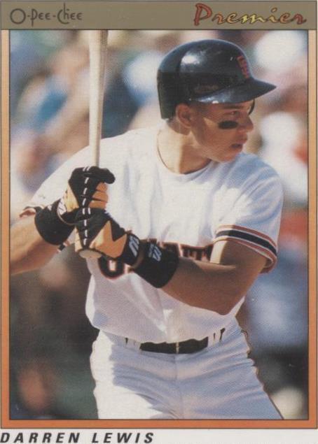 1991 O-Pee-Chee Premier - Darren Lewis #73 for sale online | eBay