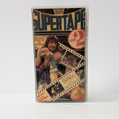 WWF WWE Supertape Vol. 2 - Wrestling Video VHS - RARE - Rental Tape ...