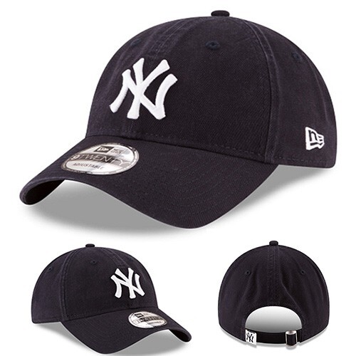 New Era New York Yankees Navy Adjustable strapback Cap MLB Classic Dad ...