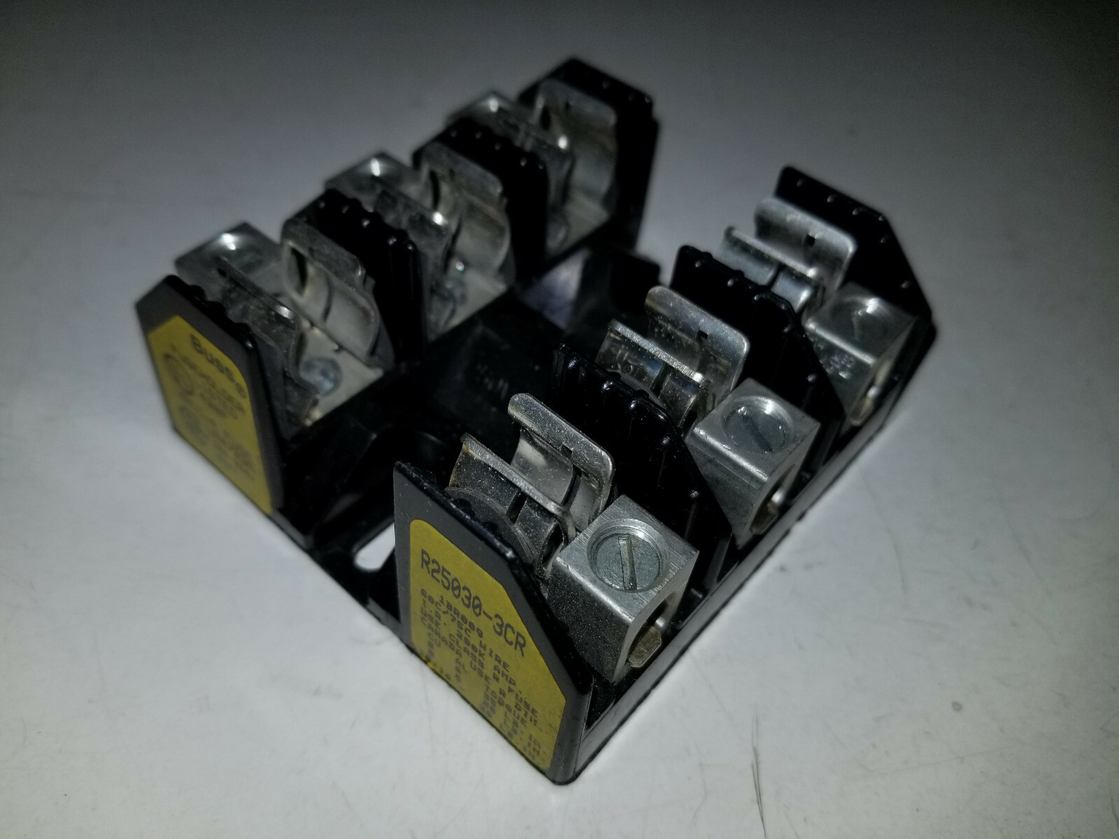 New Bussman 3-Pole Class-H Fuse Holder H25030-3CR | eBay