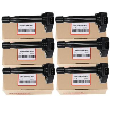 30520-RCA-A01 For Honda Civic 30520-P8E-A01 30520-RCA-A02 6Pcs Ignition ...