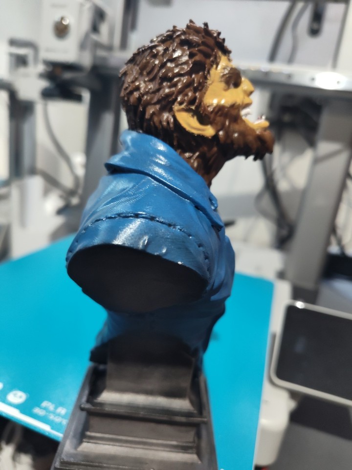 Bust Statue Of The Wolfman Classic Movie Monster's | eBay