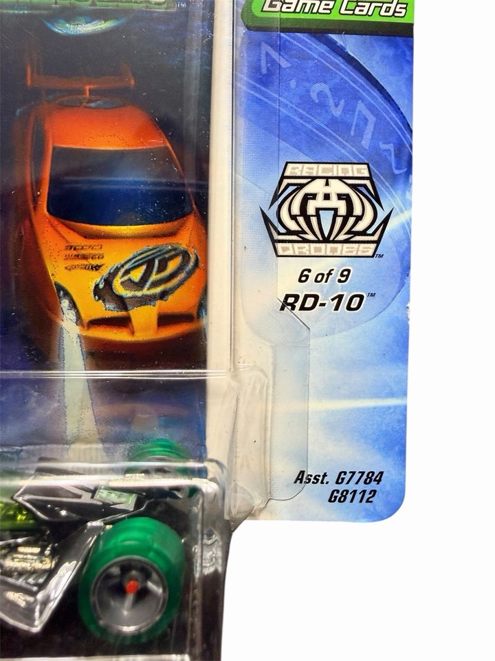 2004 HOT WHEELS ACCELERACERS RACING DRONES ERROR WRONG CAR SAYS RD-10 6 ...
