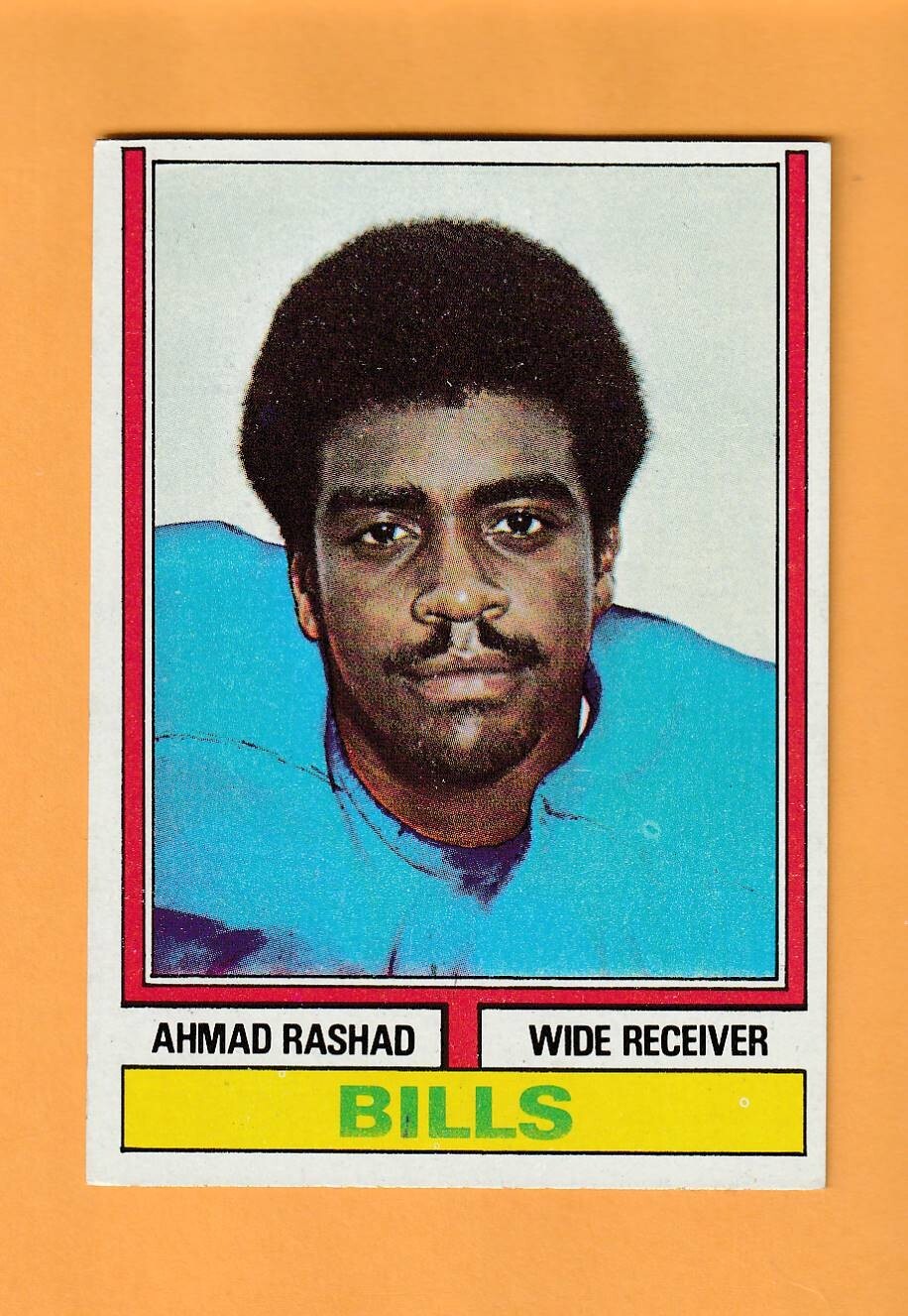 Ahmad Rashad Buffalo Bills 1974 Topps #105 RC Rookie Oregon Ducks 1E | eBay
