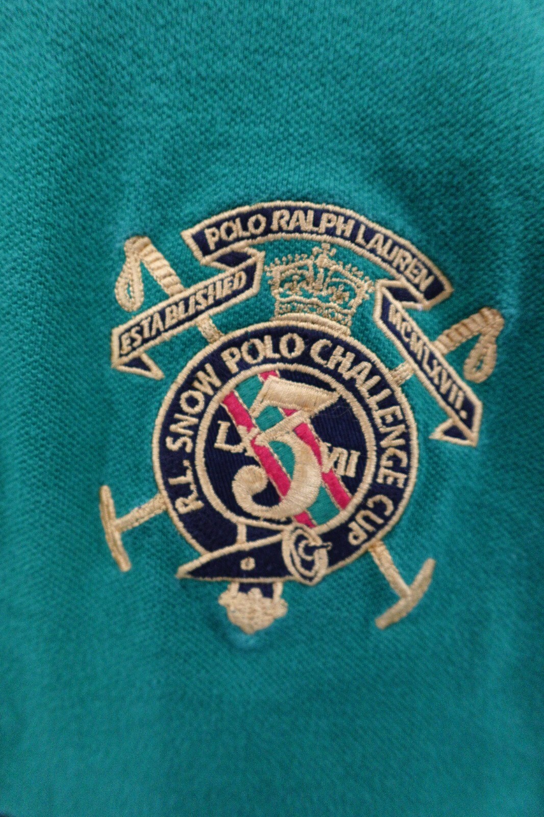 Ralph Lauren Polo Maillot Green Short Sleeve Shirt Bl… - Gem