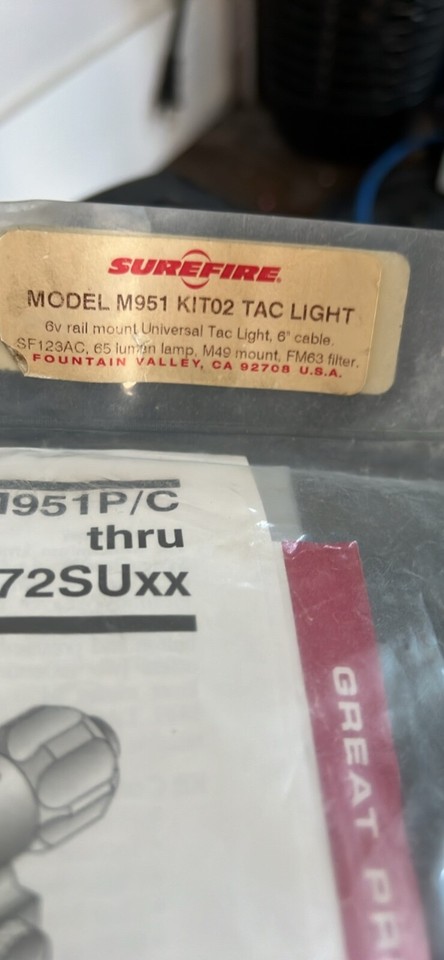 Surefire M951 Weapon Light With Pressure Switch | eBay