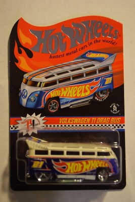 Hot Wheels 2014 RLC Volkswagen Drag Bus Blue/White LOW #331/4000 ...