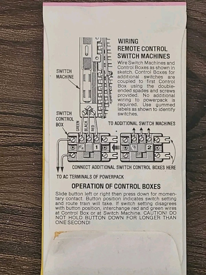 Atlas #56 HO Scale Track Switch Control Box NOS | eBay
