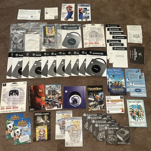 Lot of 50 Nintendo GameCube Game & Console Manuals, Cover Art, Ads ...
