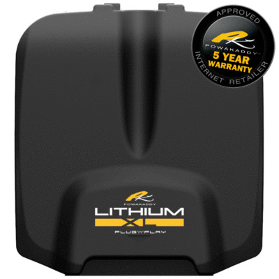 POWAKADDY PLUG n PLAY 36 HOLE LITHIUM GOLF BATTERY / TO FIT FW3, FW5 ...