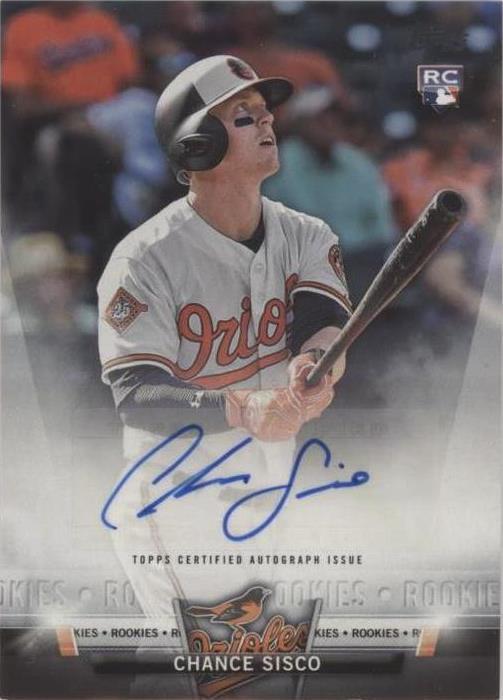 2018 Topps - Topps Salute Series 1 Autographs Rookies Chance Sisco #SA ...