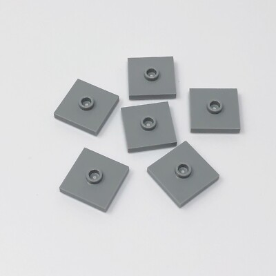 87580 LEGO Plate Modified 2x2 Groove 1 Stud Center Jumper LIGHT BLUISH ...