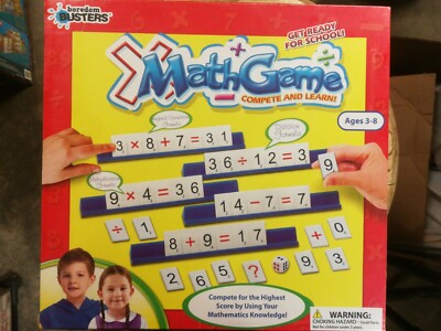 Boredom Busters Kids Math Game Fun & Educational Ages 3-8 NEW | eBay