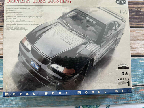TESTORS Metal Body kit SHINODA BOSS MUSTANG 1/25 SEALED! RARE GT SVT ...