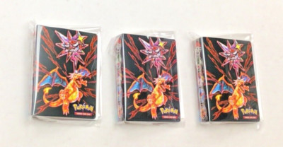 LOT x3 - POKEMON - MINI CARD BINDERS - ALL CHARIZARD ART - NEW - SEALED ...