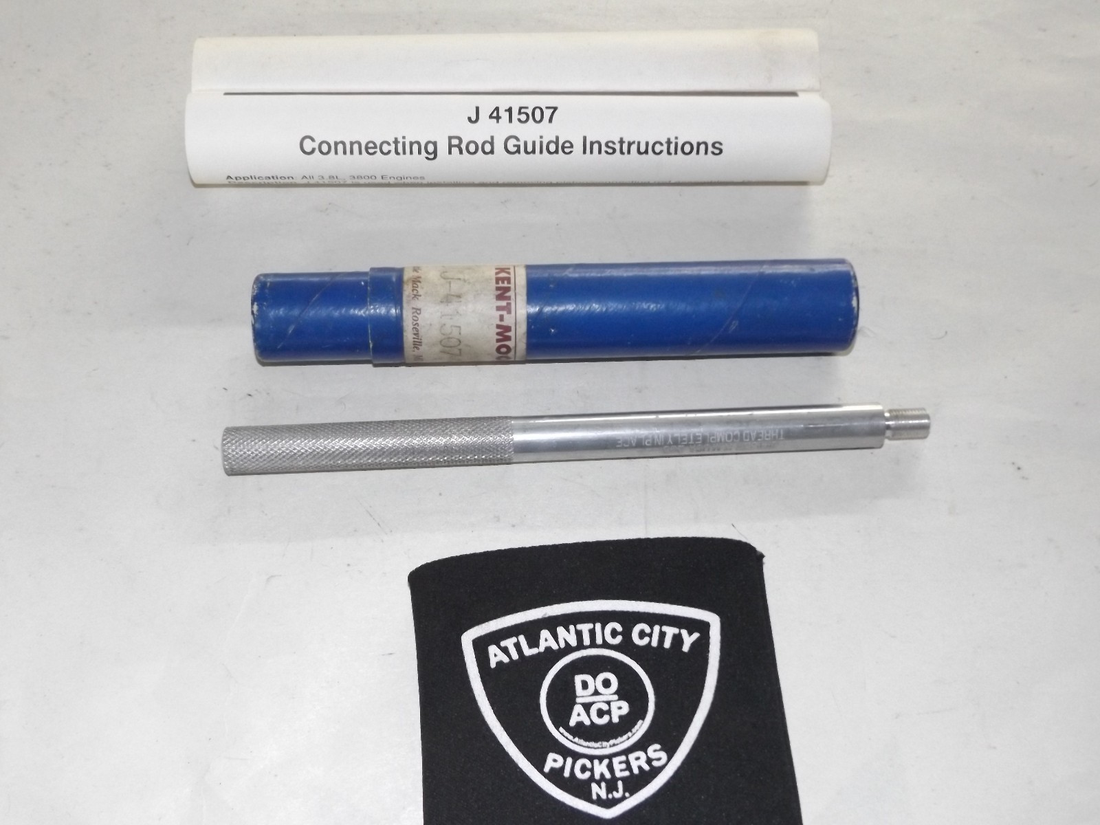KENT MOORE TOOL J-41507 CONNECTING ROD ASSEMBLY GUIDE WITH INSTRUCTIONS ...