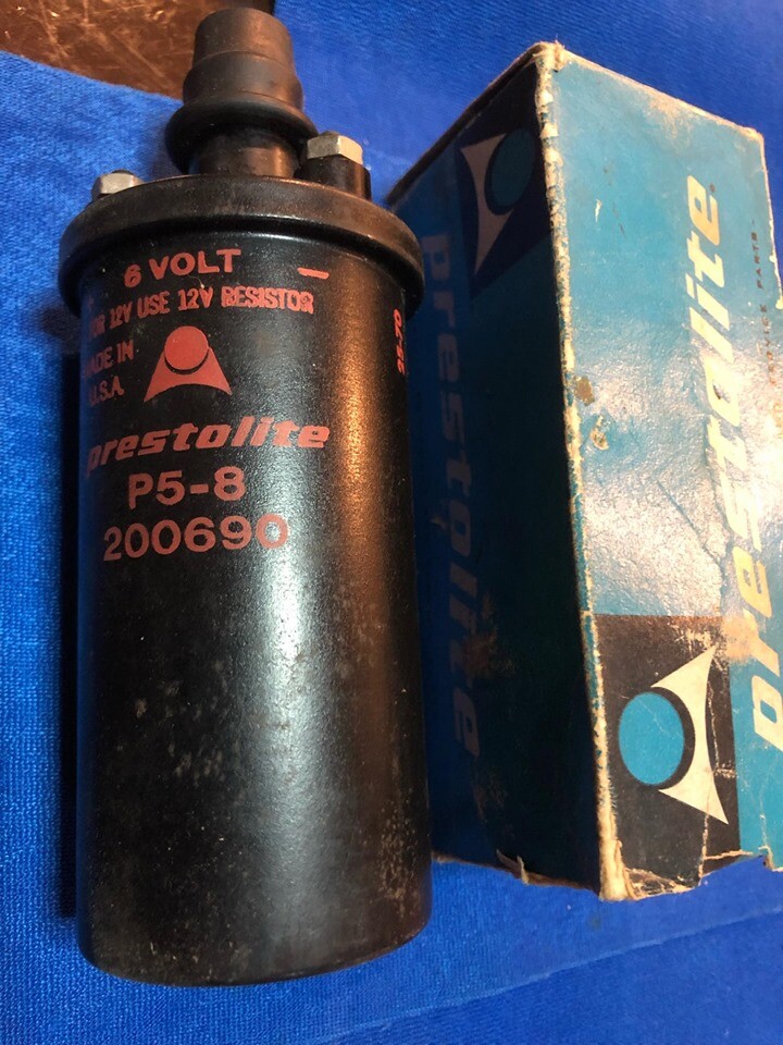 PRESTOLITE 6 VOLT COIL P5-8 NOS NEW made in usa | eBay
