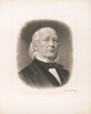 Horace Greeley founder New-York Tribune 8X10 Photo Civil War US ...