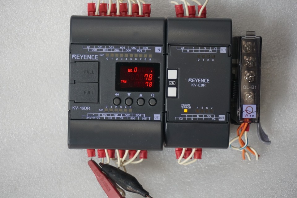 KEYENCE PLC KV-16DR,KV-E8R,QL-B1 FREE SHIP | eBay