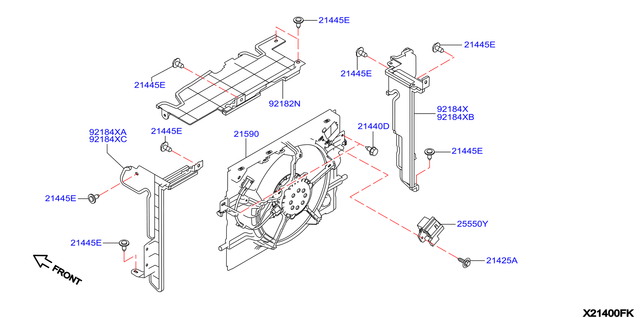 Genuine Nissan Seal Condenser Side 921856LB0B / 92185-6lb0b OEM for ...