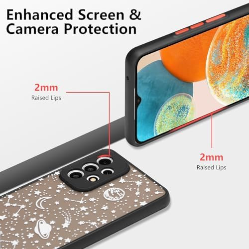 Compatible with Samsung Galaxy A52 5G (2021) Case, 6.5 Inch, Planet Sky ...