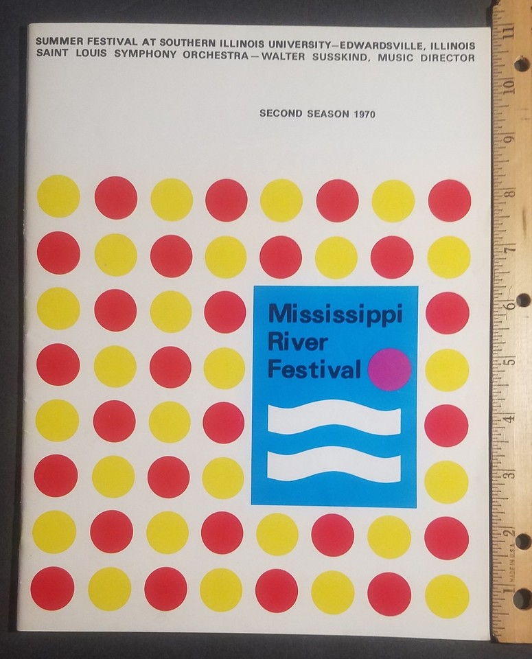 1970 MRF Mississippi River Festival-MRF Program: Chicago, Delaney ...