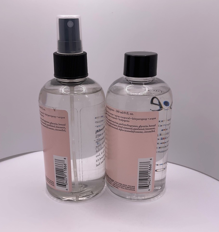 Philosophy Amazing Grace Body Spritz ~ 8 fl oz Sprays ~ Retired ...