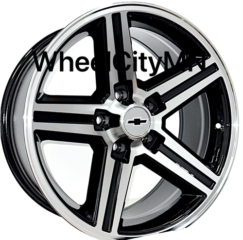 18” black machined Chevy Camaro IROC Z28 OE replica wheels fits S10 5x4 ...