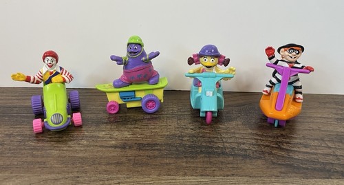 McDonald's Rev Up Racers Cars Happy Meal Toy Complete Set Ronald ...