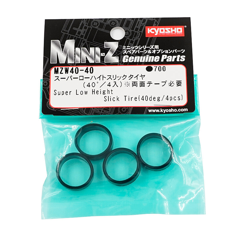 Kyosho 40Degree Super Low Height Slick Tire 4 pcs For Kyosho Mini-Z # ...