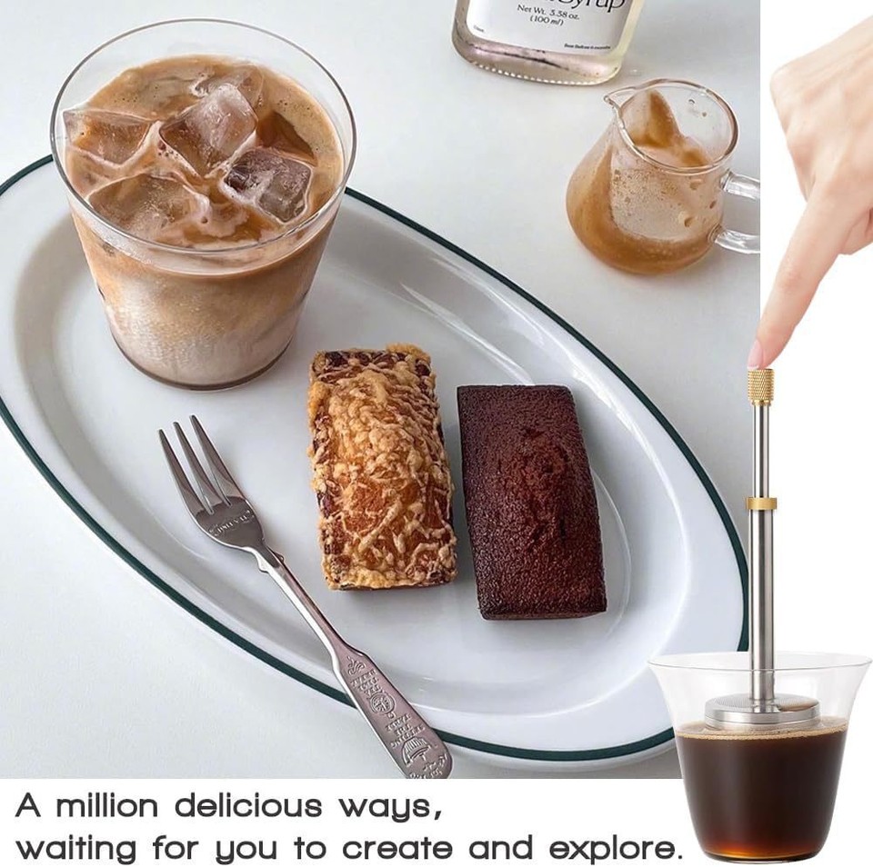 Portable Final Press Coffee Infuser Travel Stainless Steel Coffee ...