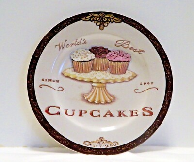 Oneida Sweets Stoneware Plate Angela Staehling World’s Best Cupcakes ...