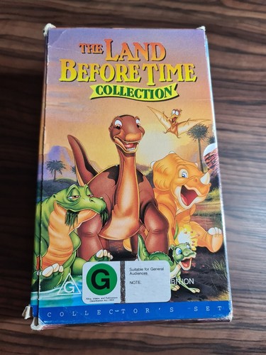 The Land Before Time Collection. 4 VHS Video Cassette Tape Collector's ...