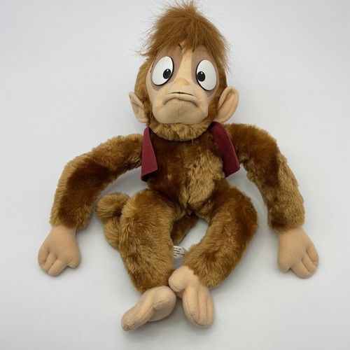 ABU PLUSH DOLL TOY ALADDIN WALT DISNEY WORLD ON ICE VINTAGE EXCELLENT ...