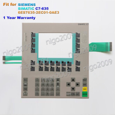 For SIEMENS SIMATIC C7-635 6ES7 635-2EC01-0AE3 Membrane Keypad 1-Year ...