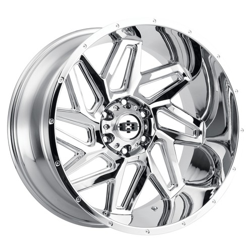 2 New Vision 361 Spyder 20x12 5-127 -57 Chrome Wheels 886821214310 | eBay