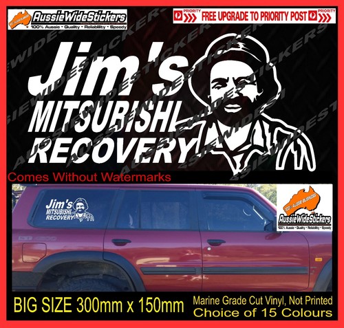 300mm Jims Recovery Vinyl Decal Stickers Ute 4x4 for PATROL RANGER ...