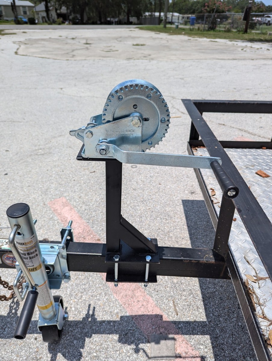 Utility Trailer Winch Mounts STANDARD UNDER MOUNT WELD ON