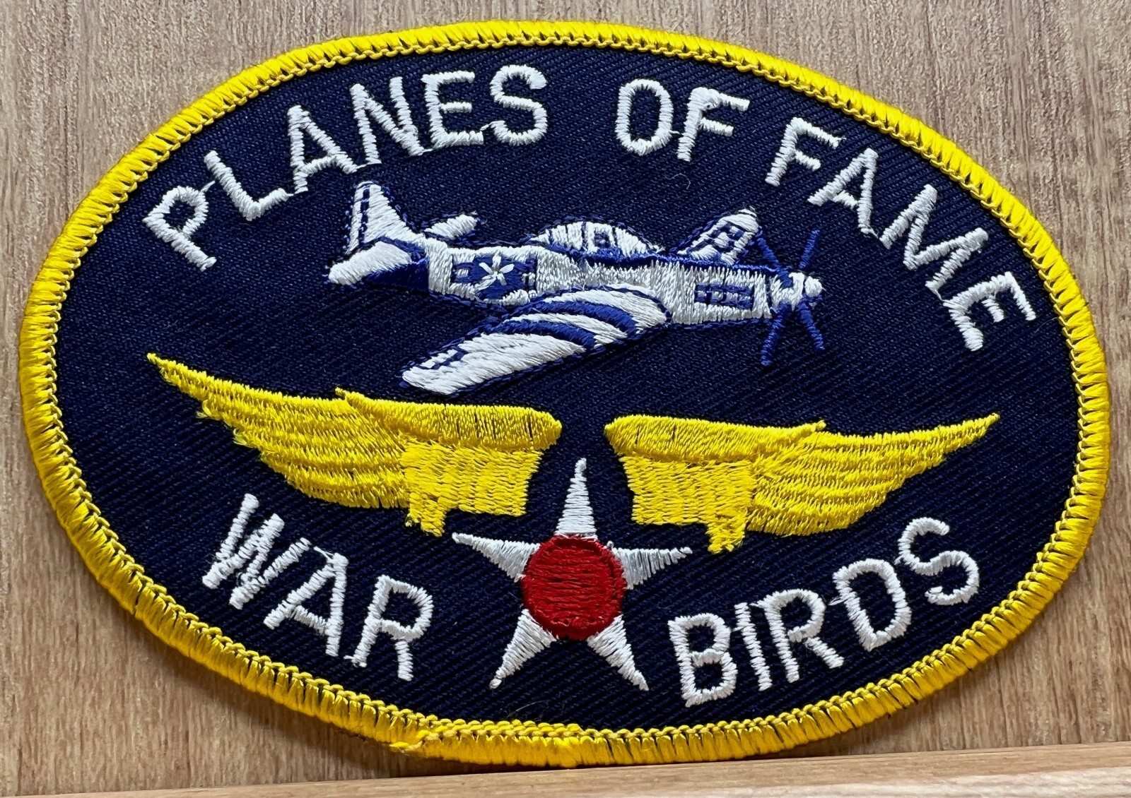 Planes of Fame War Birds Patch Military Plane Air Force | eBay