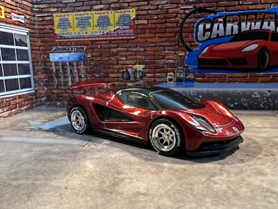 Hot Wheels Red Lotus Evija Real Riders Swap Chrome Wheels | eBay