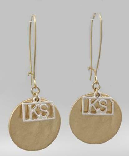 State Earrings (Kansas) | eBay
