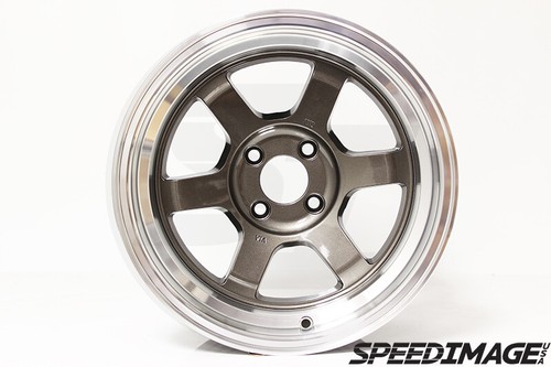 ROTA WHEELS GRID V 15X8 +0 4X114.3 GUNMETAL POLISH LIP DATSUN 240Z ...