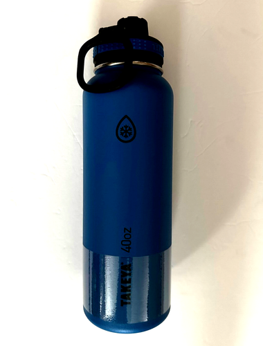 Takeya 40oz Stainless Steel ThermoFlask Insulated Water Bottle Blue New ...