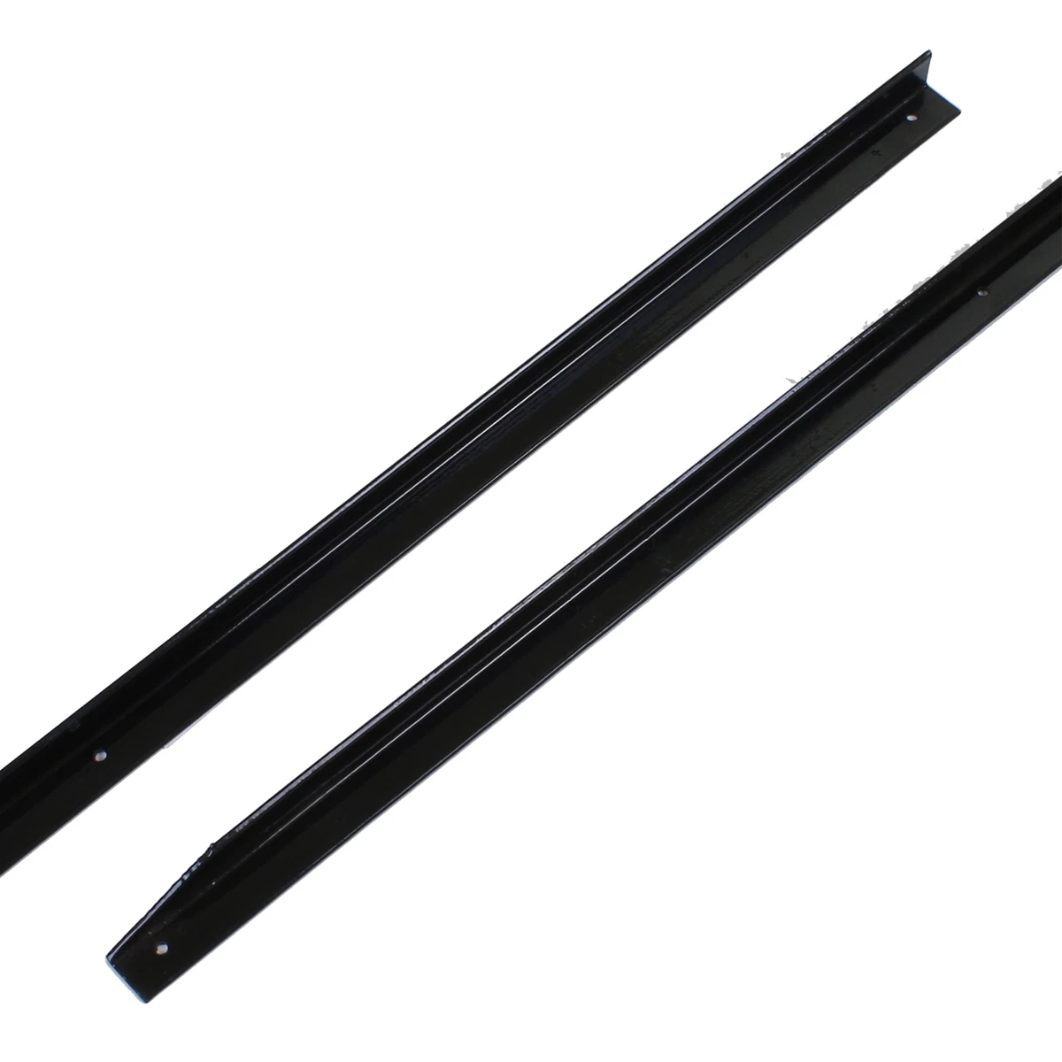 Slipfence 70 X 1-1/4 X 1-1/4 Black Aluminum Fence Channels, 55% OFF