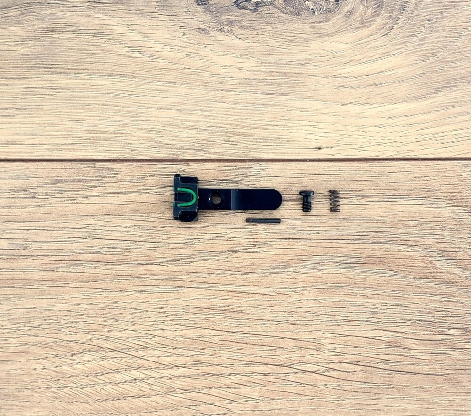 NEW Heritage Rough Rider Adjustable Green Rear Fiber Optic Sight ...