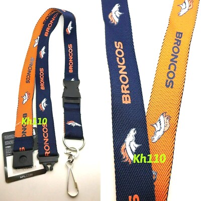 Denver Broncos NFL Keychain Lanyard- Two tone Color | eBay