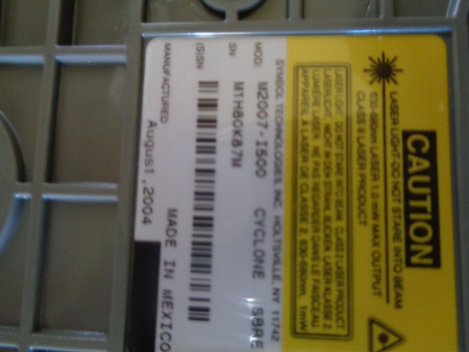 Symbol Technologies M2007 Cyclone Scanner M2007-I500R-STILL IN BOX | eBay