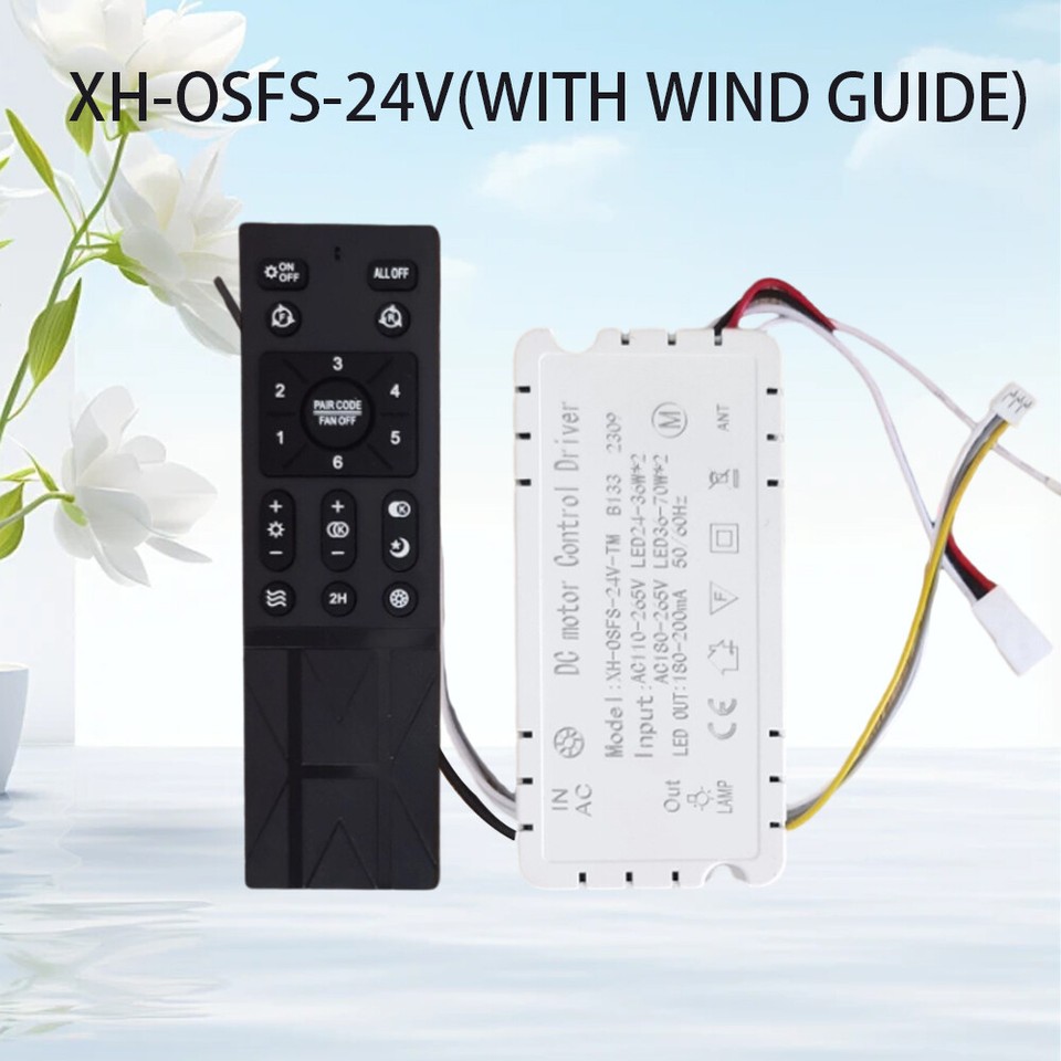 Ceiling Fan Light Remote Control Dimmable Controller Driver Accessories ...
