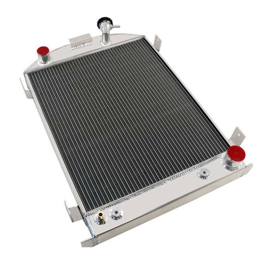4 ROW Aluminum Radiator FOR 1930 1931 FORD MODEL A W/CHEVY ENGINE V8 AT ...